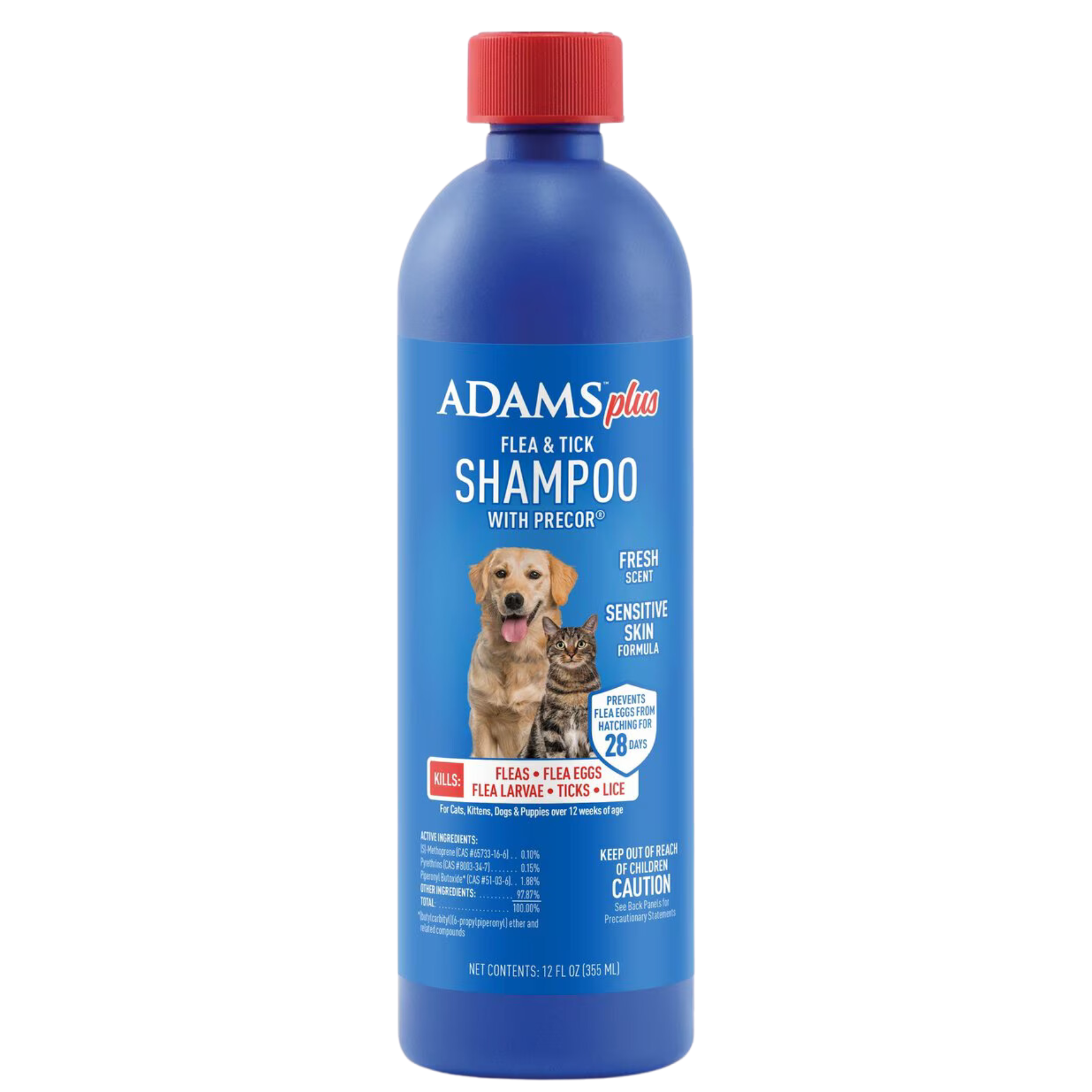 Adams | Plus Flea & Tick Shampoo with Precor | 12 oz | Smarty Supply Co.